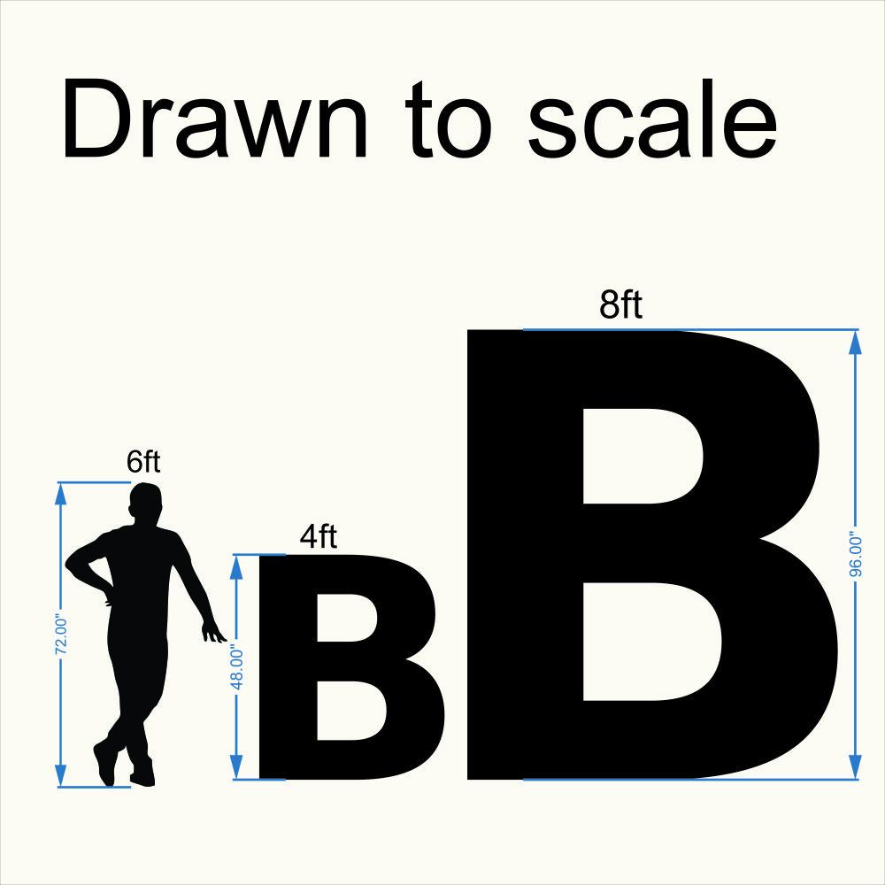 Giant 3D Foam Letters | Custom Big Foam Display Letters - Custom Foam ...